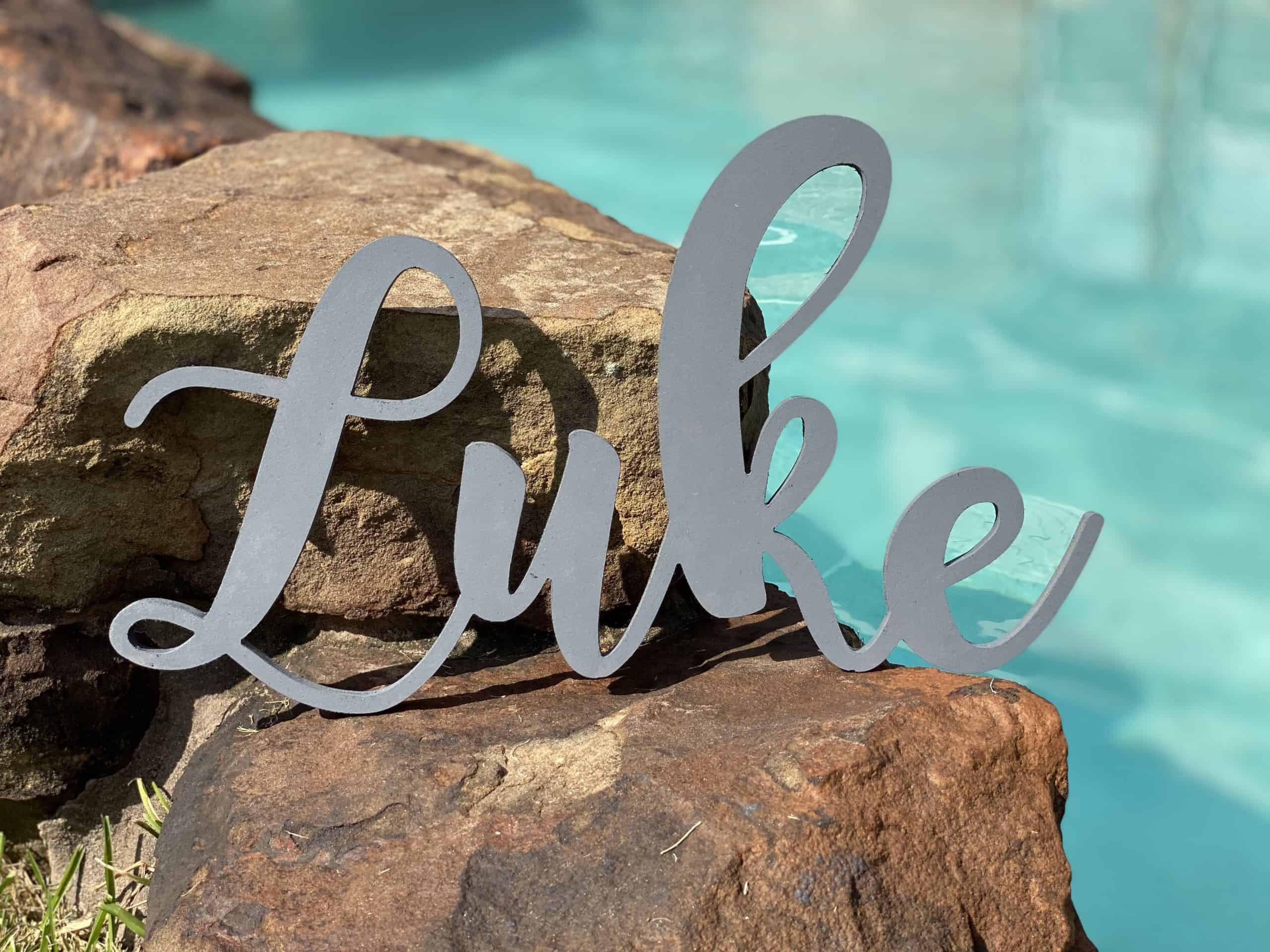 Personalized Name Wall Hanging – Rusling Woodworks