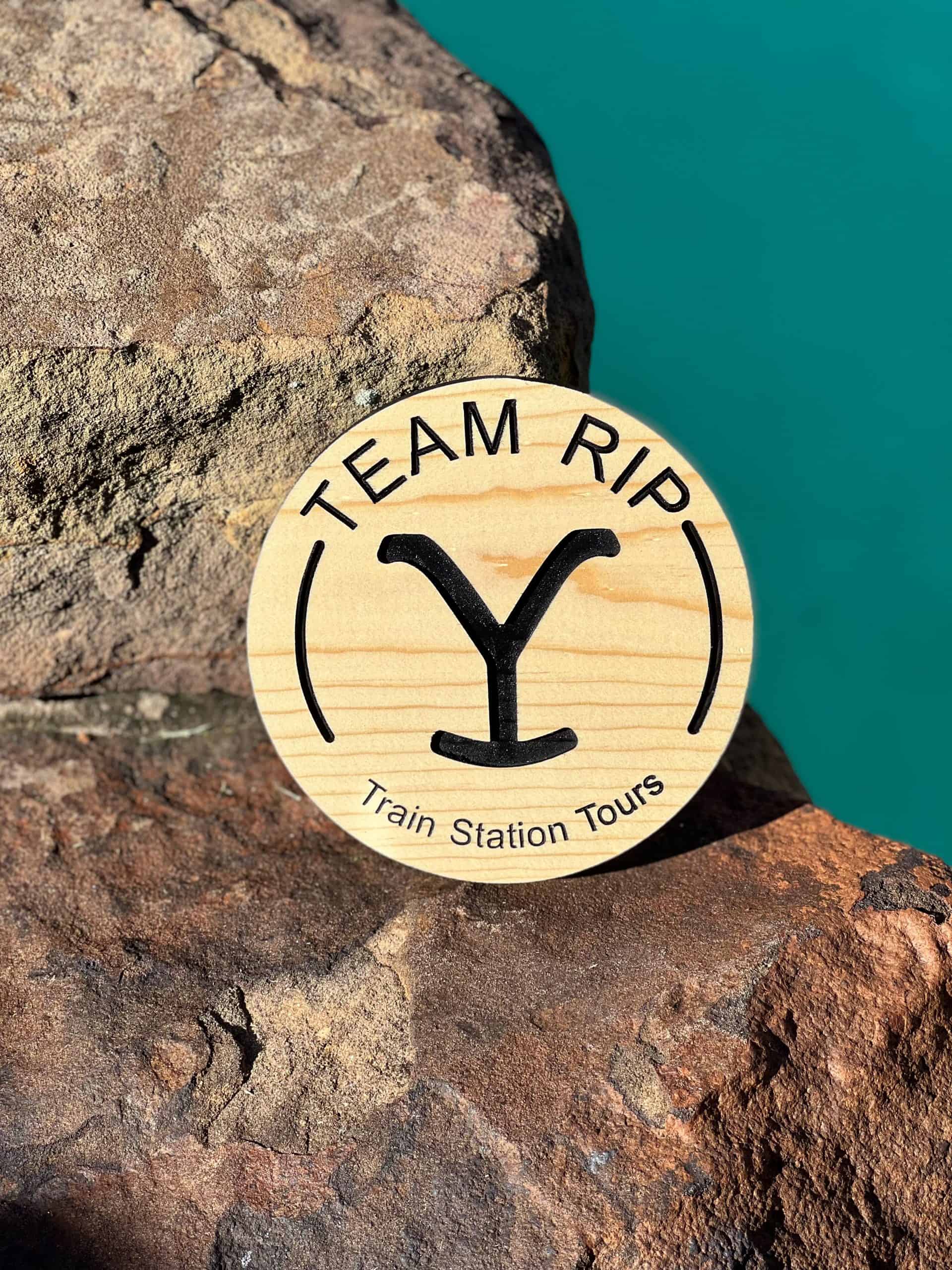 "Team RIP" Engraved Wall Sign – Rusling Woodworks